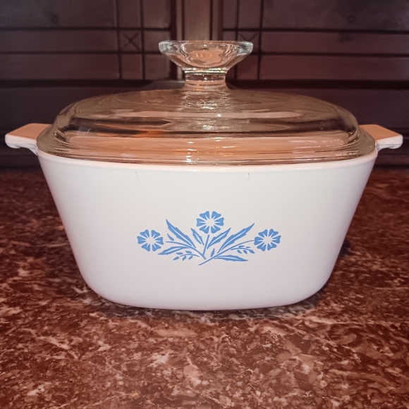Corningware | Kitchen | Vintage Blue Flower Corningware | Poshmark